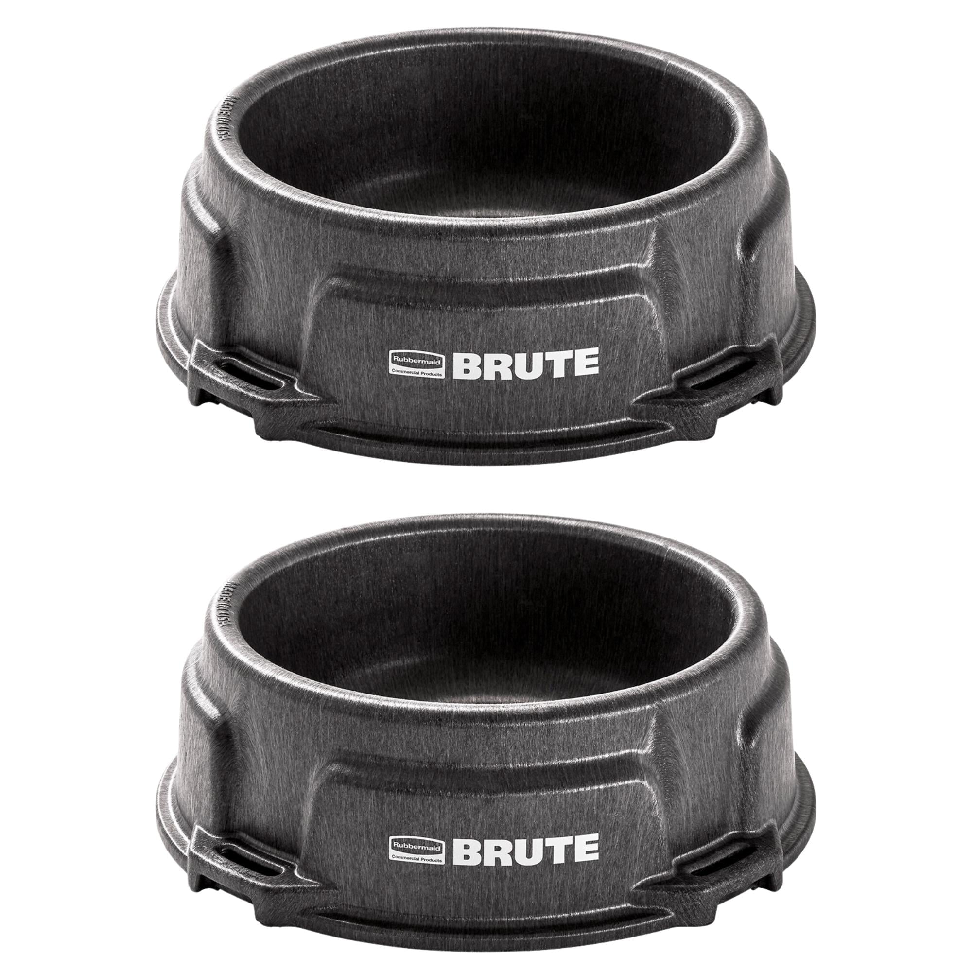 BRUTE Animal Pan Feeder, 1.25 Gallon, Pack of 2 - Walmart.com