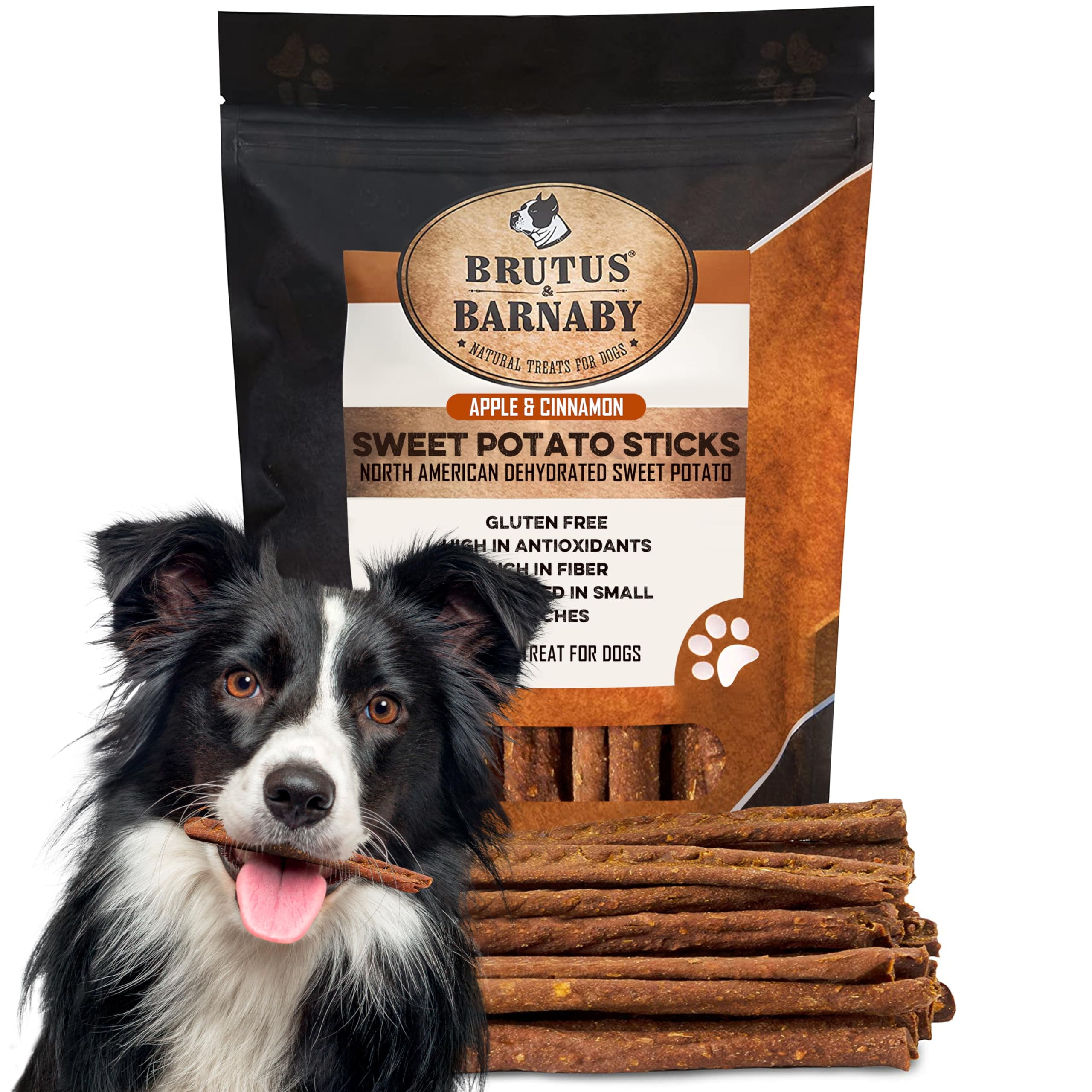 BRUTUS & BARNABY USA TMA2 Sweet Potato Dog Treats - Crunchy Grain Free ...