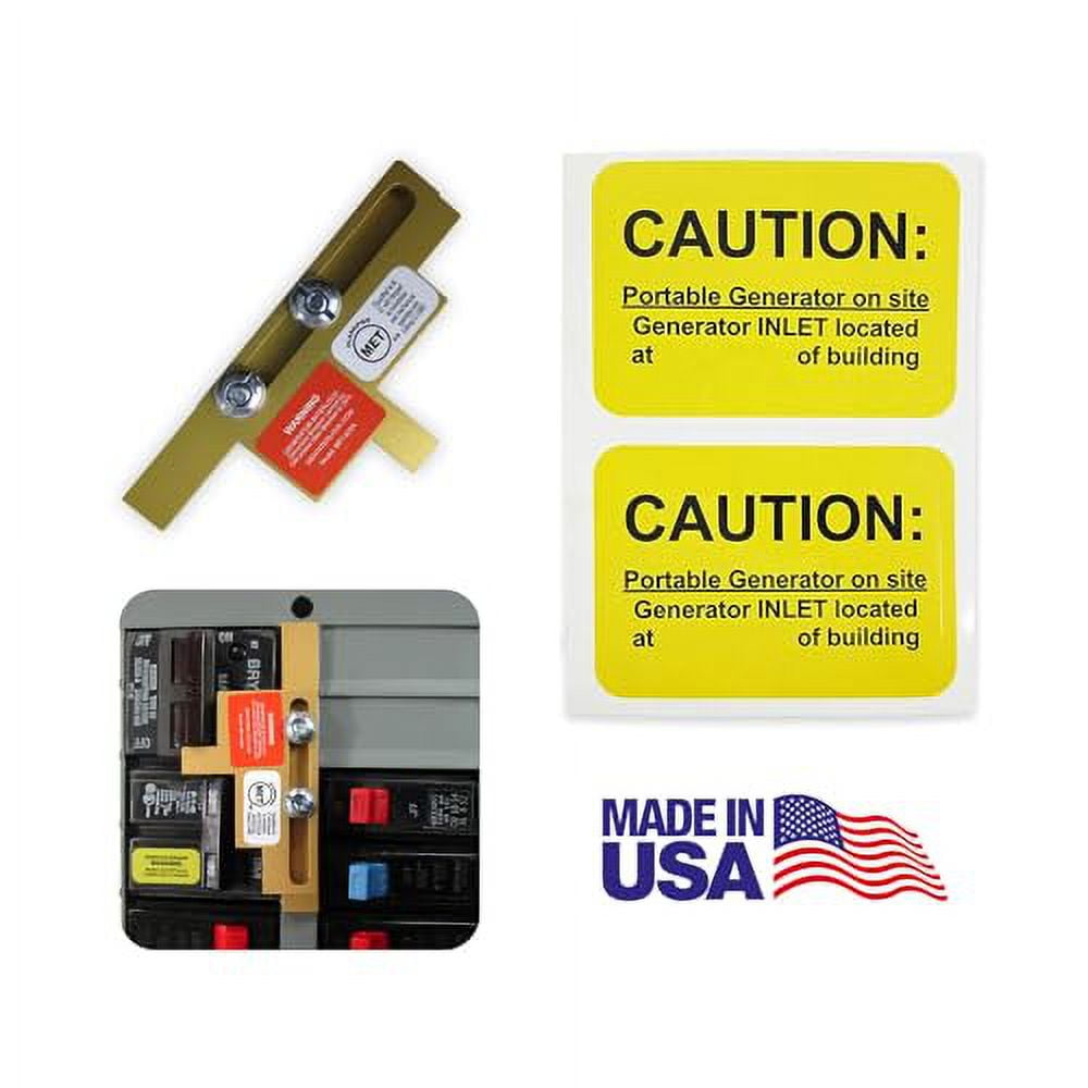 BRY-200A Bryant Generator Interlock Kit 150 or 200 amp Main Breaker ...