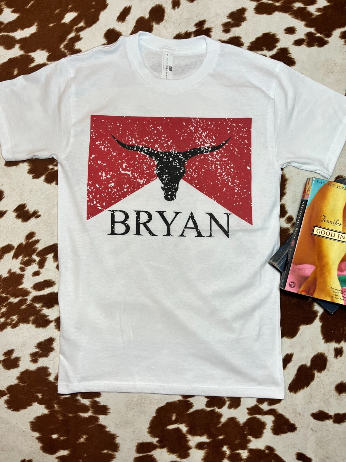 BRYAN Country Western Bull Logo Unisex Tee - Walmart.com