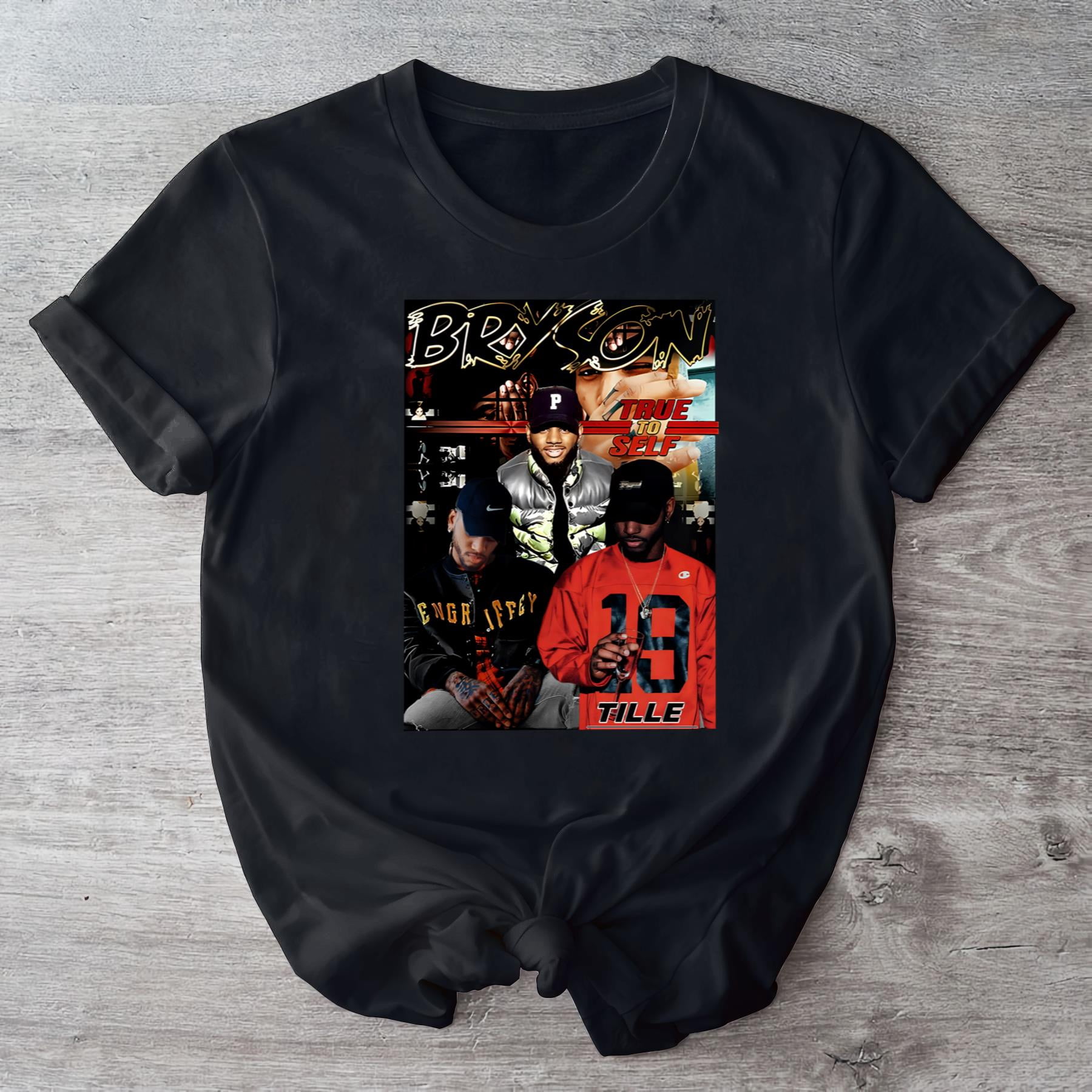 BRYSON TILLER Unisex Vintage 90s Style Retro Shirt, Rap Hip Hop Bryson ...