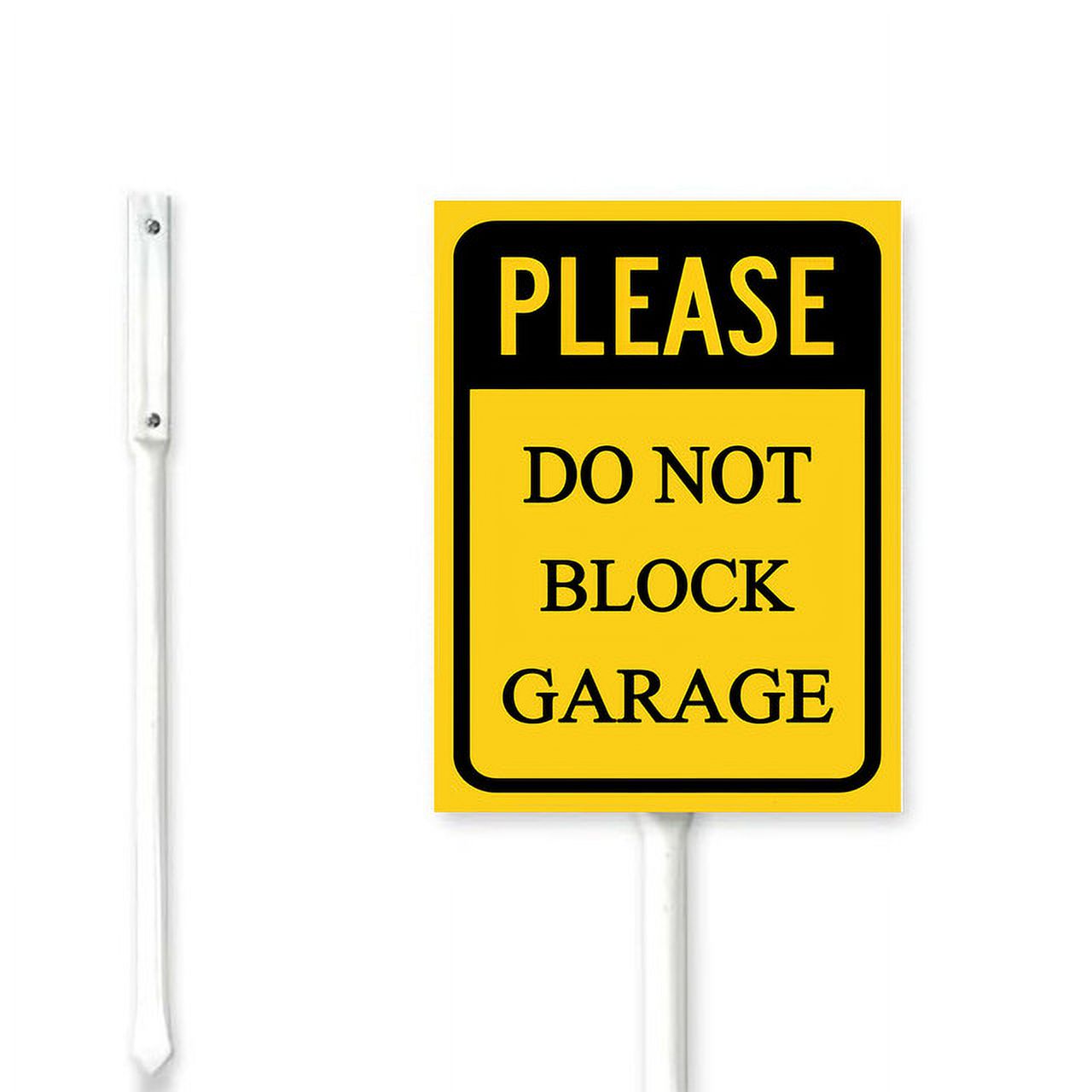 BRillianhyt (6X4.6 )IN No Parking Signs Do Not Block Garage Yard Sign ...