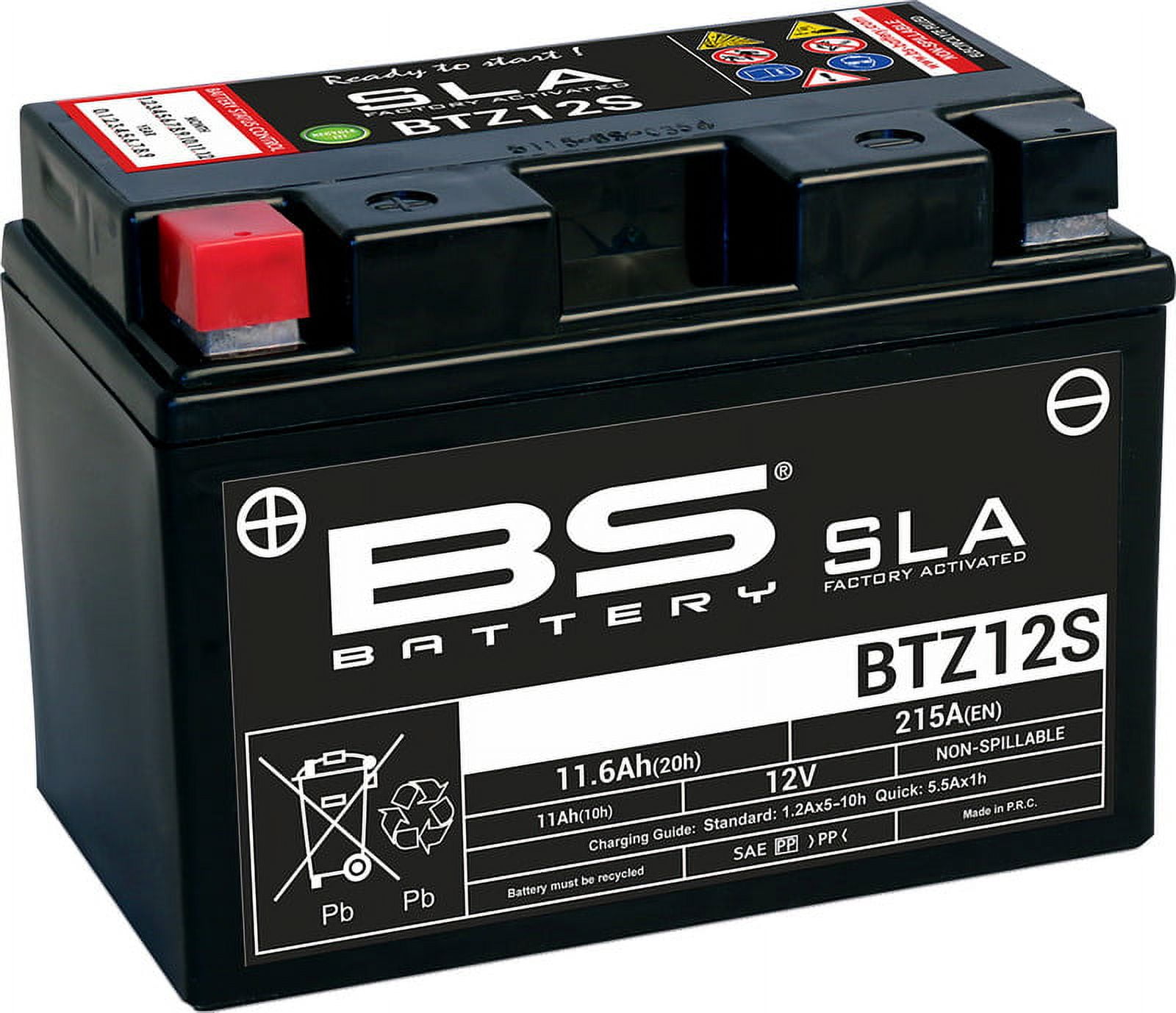 BS Battery BTZ12S Battery - Walmart Business Supplies