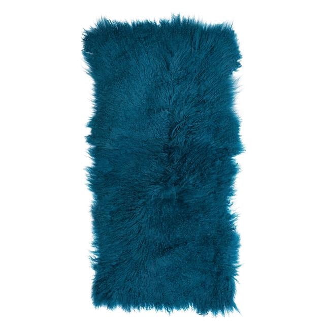BS Trading Rug H-TIB-06-24 2 x 4 ft. No.06 Tibetan Throw, Dark Teal ...