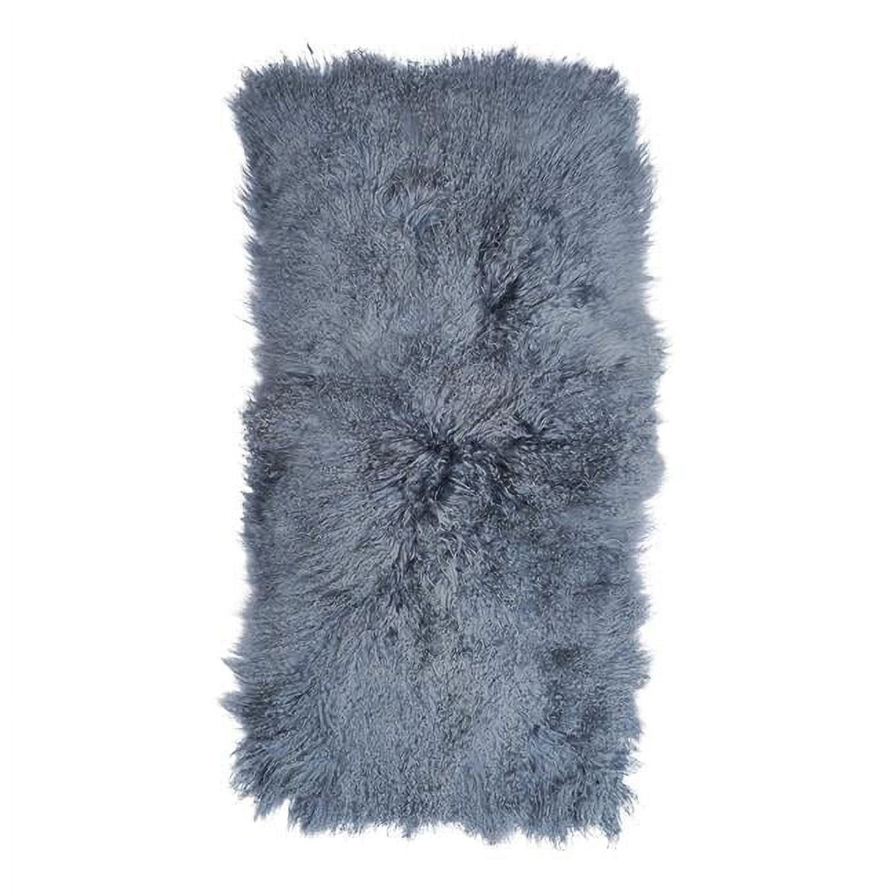 BS Trading Rug H-TIB-13-24 2 x 4 ft. No.13 Tibetan Throw, Steel Gray ...
