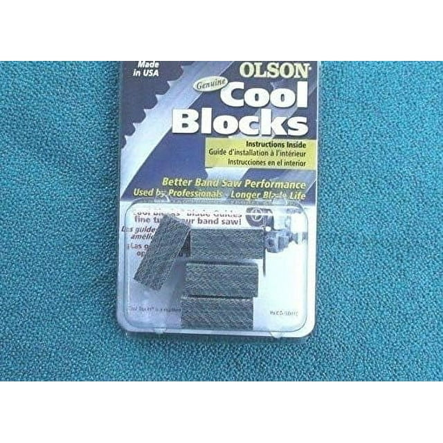 BS100 GENUINE OLSON COOL BLOCKS REPLACES DELTA BS100 BAND SAW BLADE ...