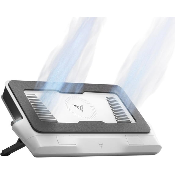 BS2 Laptop Cooling Pad, Wind-Pressure Closed-Loop Turbo-Fan for 15.6-21 ...