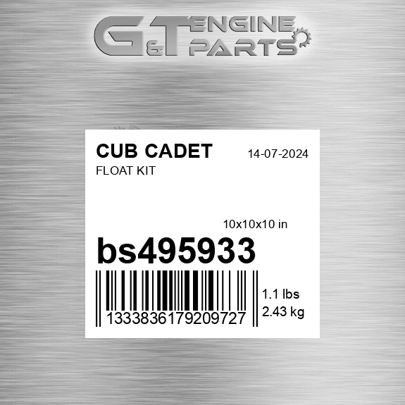 BS495933 FLOAT KIT fits CUB CADET (New OEM) - Walmart.com