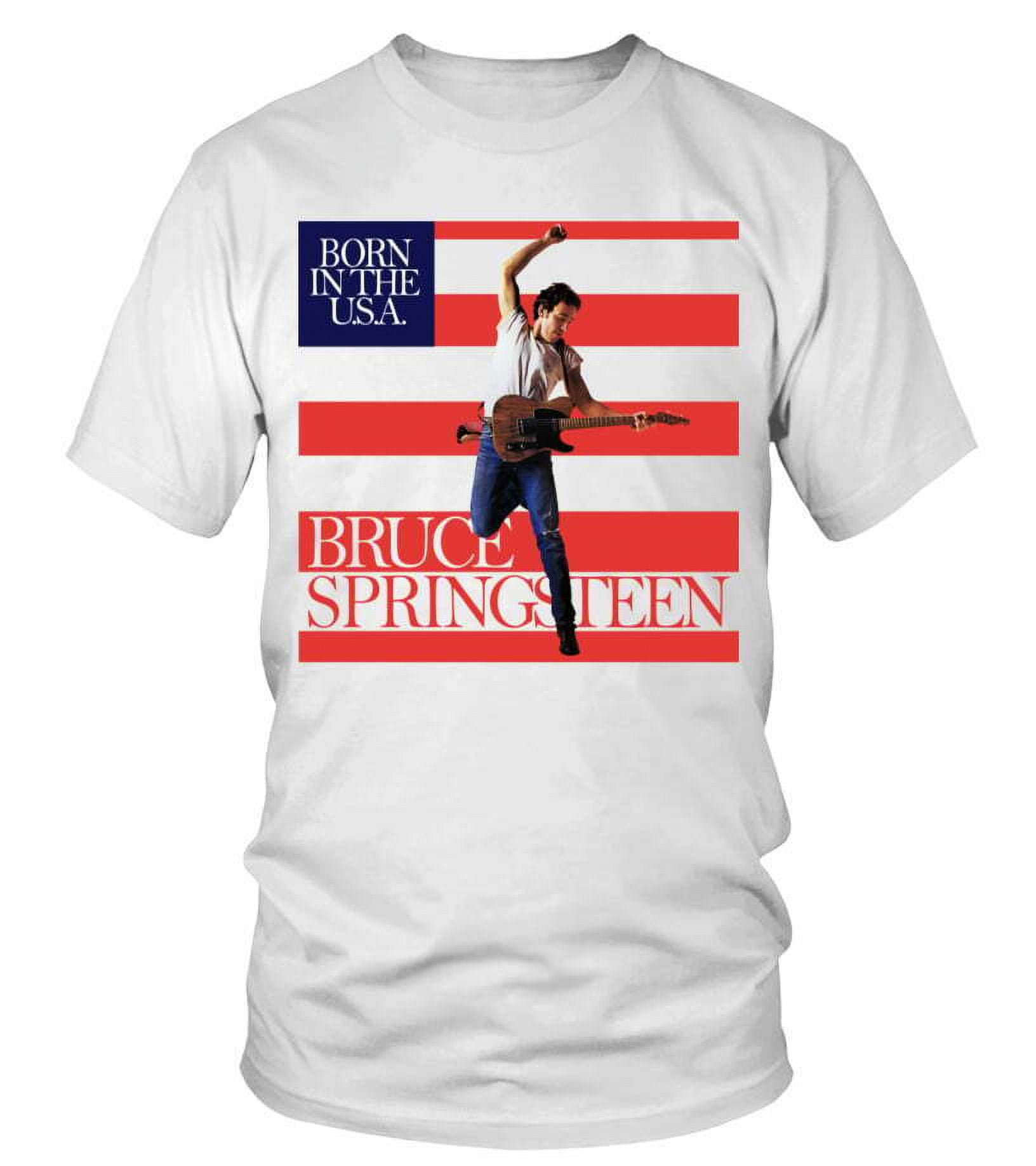 BSA-017-WT. BRUCE SPRINGSTEEN - BORN IN THE U.S.A (1) T-SHIRT - Walmart.com