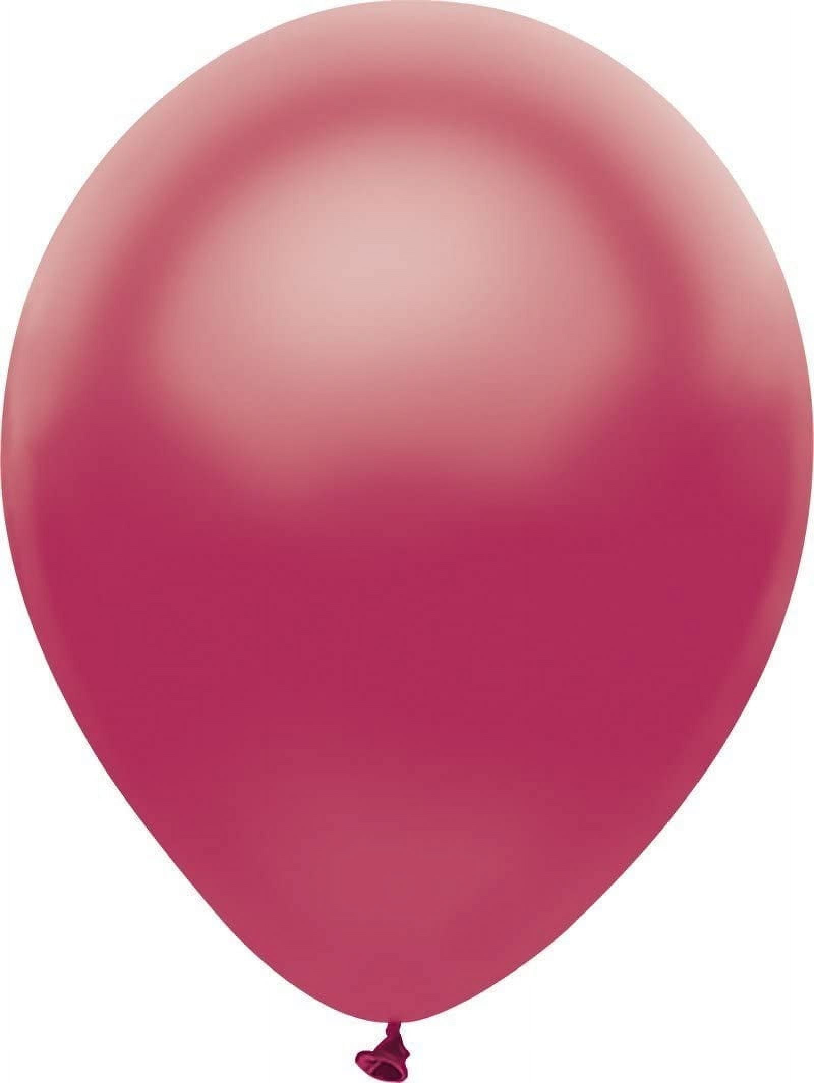 BSA 11" Satin Raspberry Latex Balloons (100ct) - Walmart.com