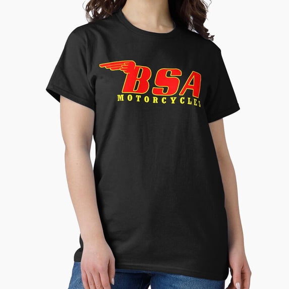 BSA Motorcycles H1759, Premium Unisex Tee – Extended Sizes Up to 5XL ...