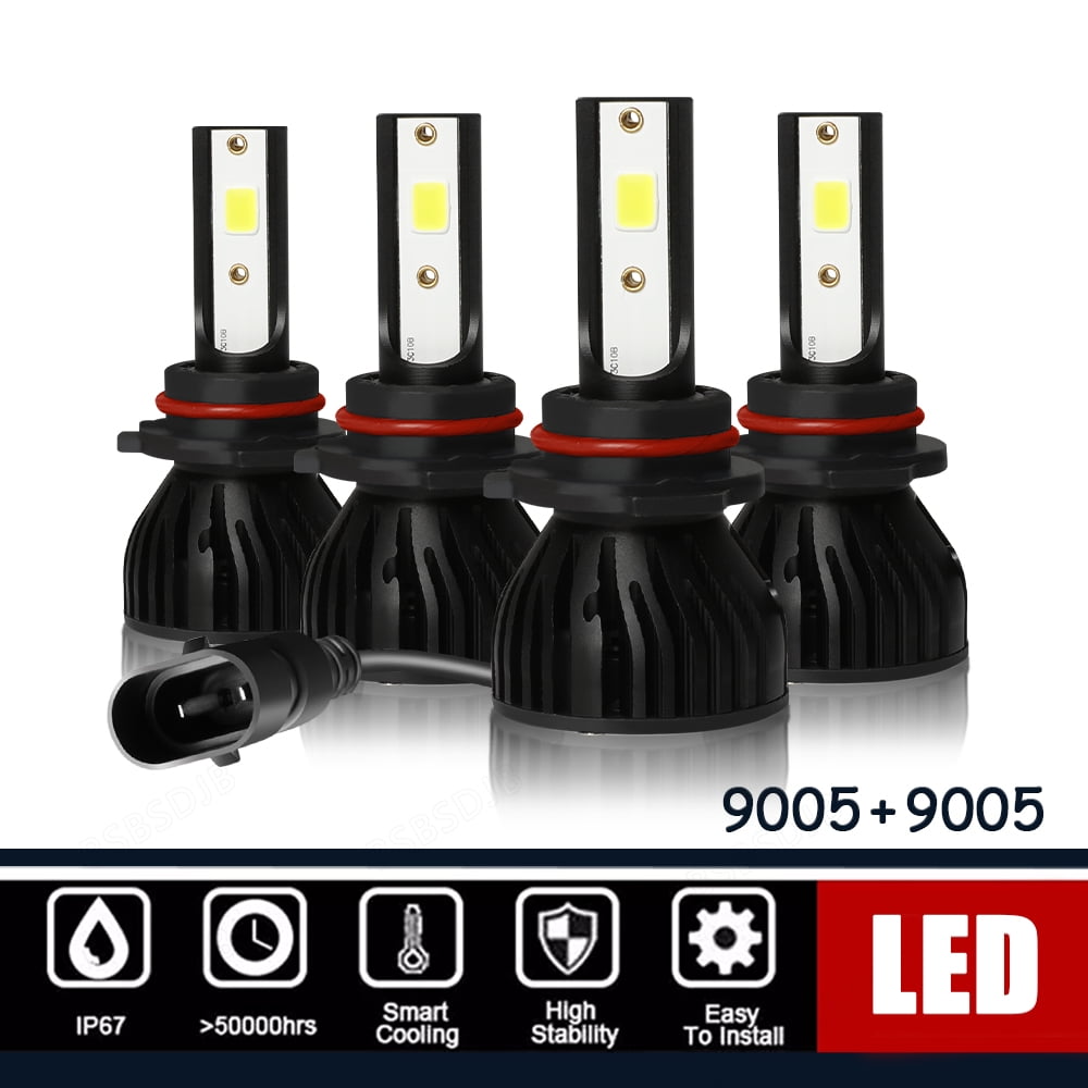 BSBSDJB For Chevy Impala 2016-2018 LED Headlight Bulbs High-Low Beam ...