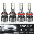BSBSDJB For Jeep Grand Cherokee 2014-2018 LED Headlight Bulbs High Low Beam 9005+H11 - Walmart.com