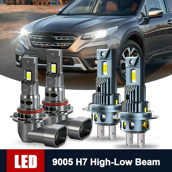 BSBSDJB For Subaru Outback Legacy 2005-2014 LED Headlight Bulbs 9005 ...