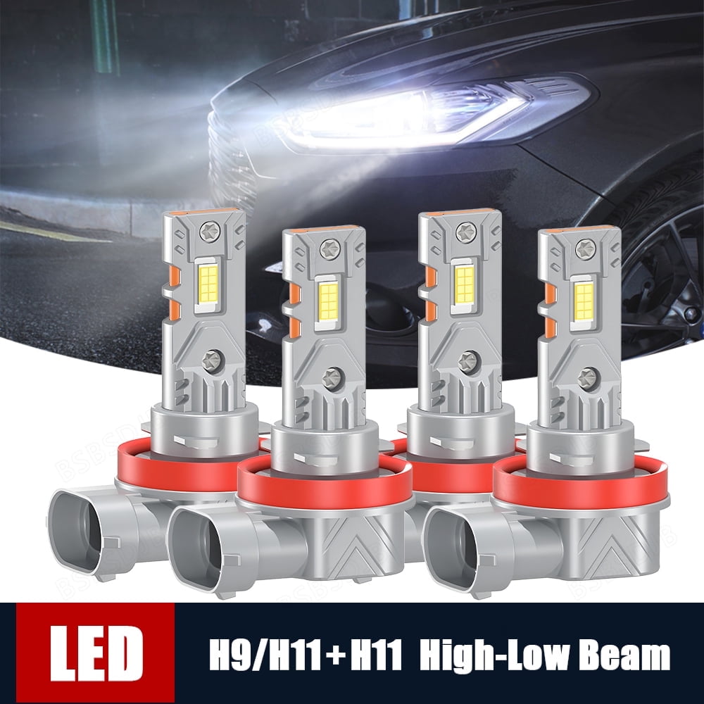 BSBSDJB LED Headlight Bulbs For Chevy Silverado 2023-2025 H9+H11 High ...