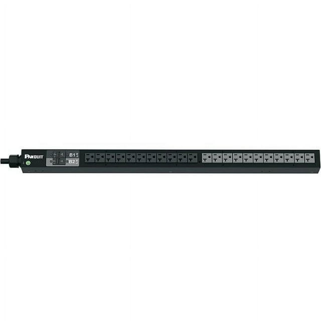 BSC PDU 30A 22 5-20R NEMA L5-30P-3M Vertical Basic Power Distribution Unit, Black - Walmart.com
