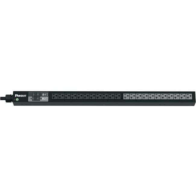 BSC PDU 30A 22 5-20R NEMA L5-30P-3M Vertical Basic Power Distribution ...