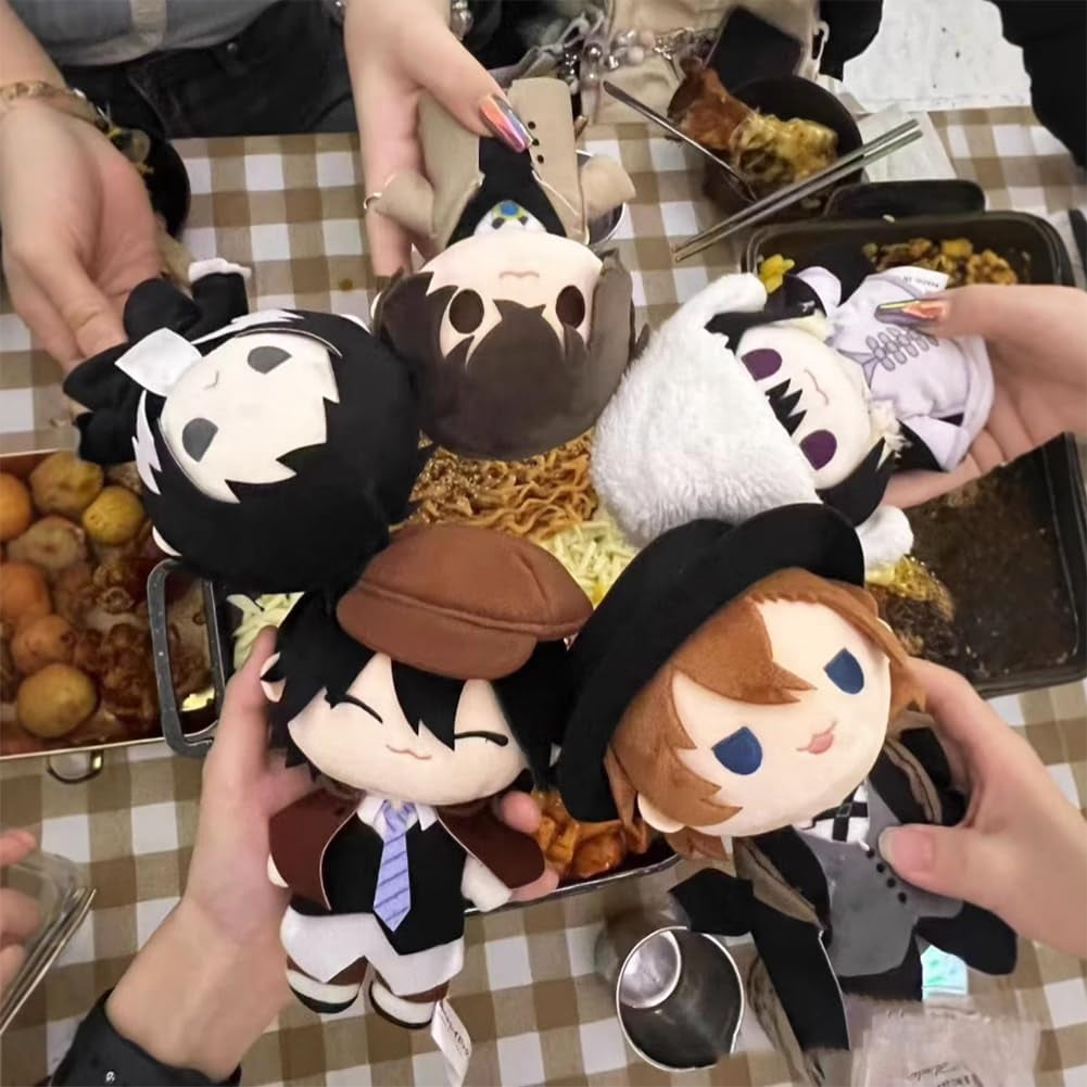 BSD Plush Chuuya Nakahara Figure BSD Dazai Plush 4.33'' Anime Plushies ...