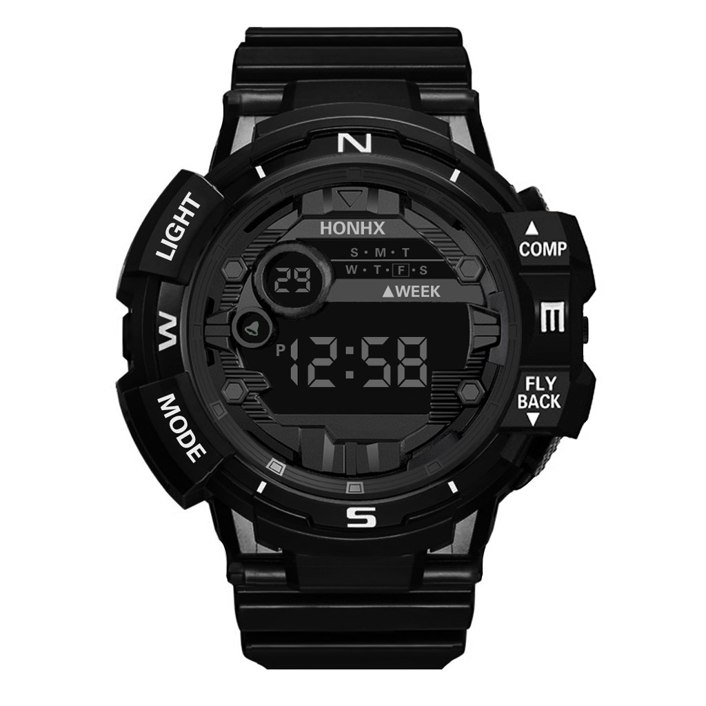 BSDHBS Watch HONHX Mens Digital LED Watch Date Sport Men Outdoor ...