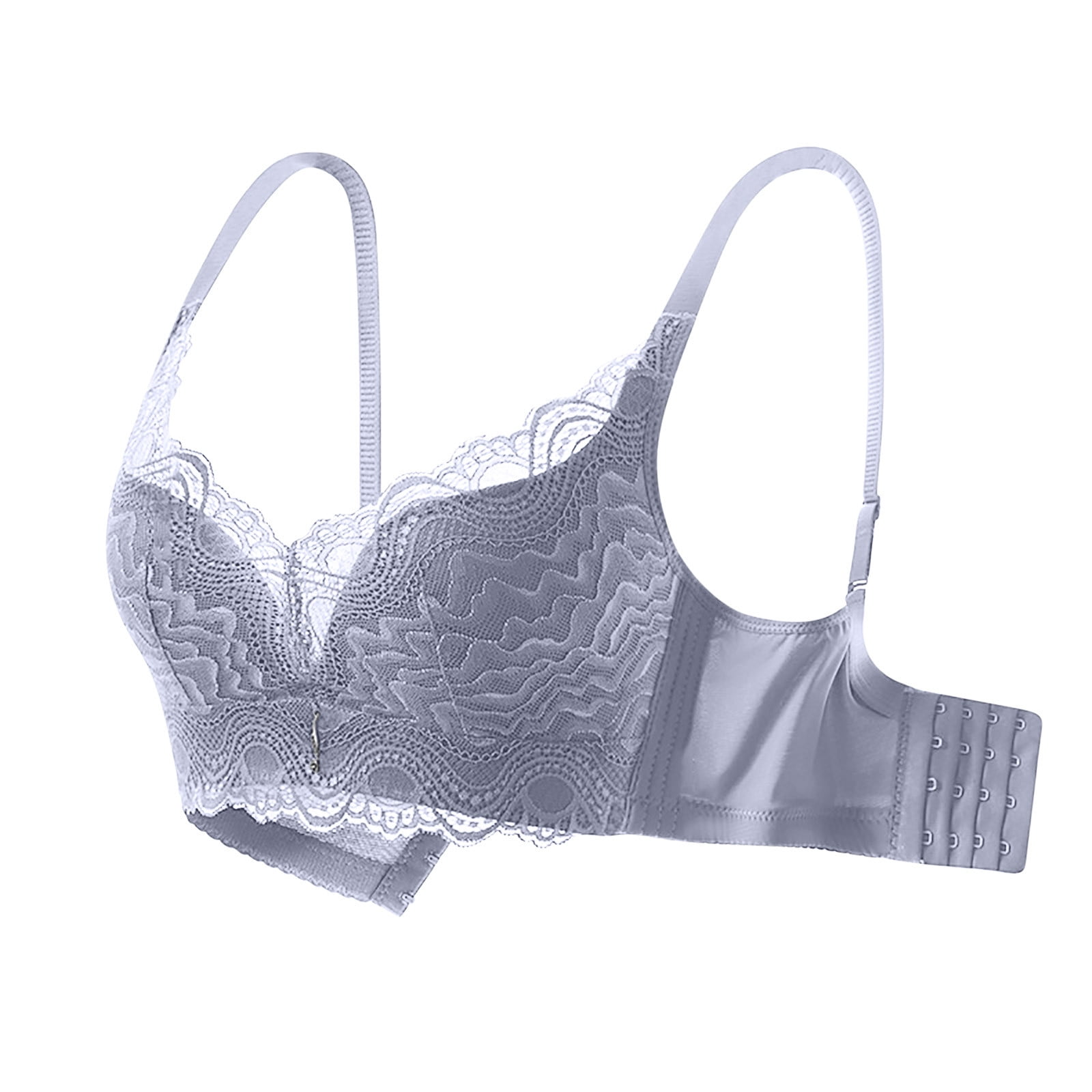 BSDJILFG Bralette for Women ,Lace Bra Padded No Wires with a Small Bow ...