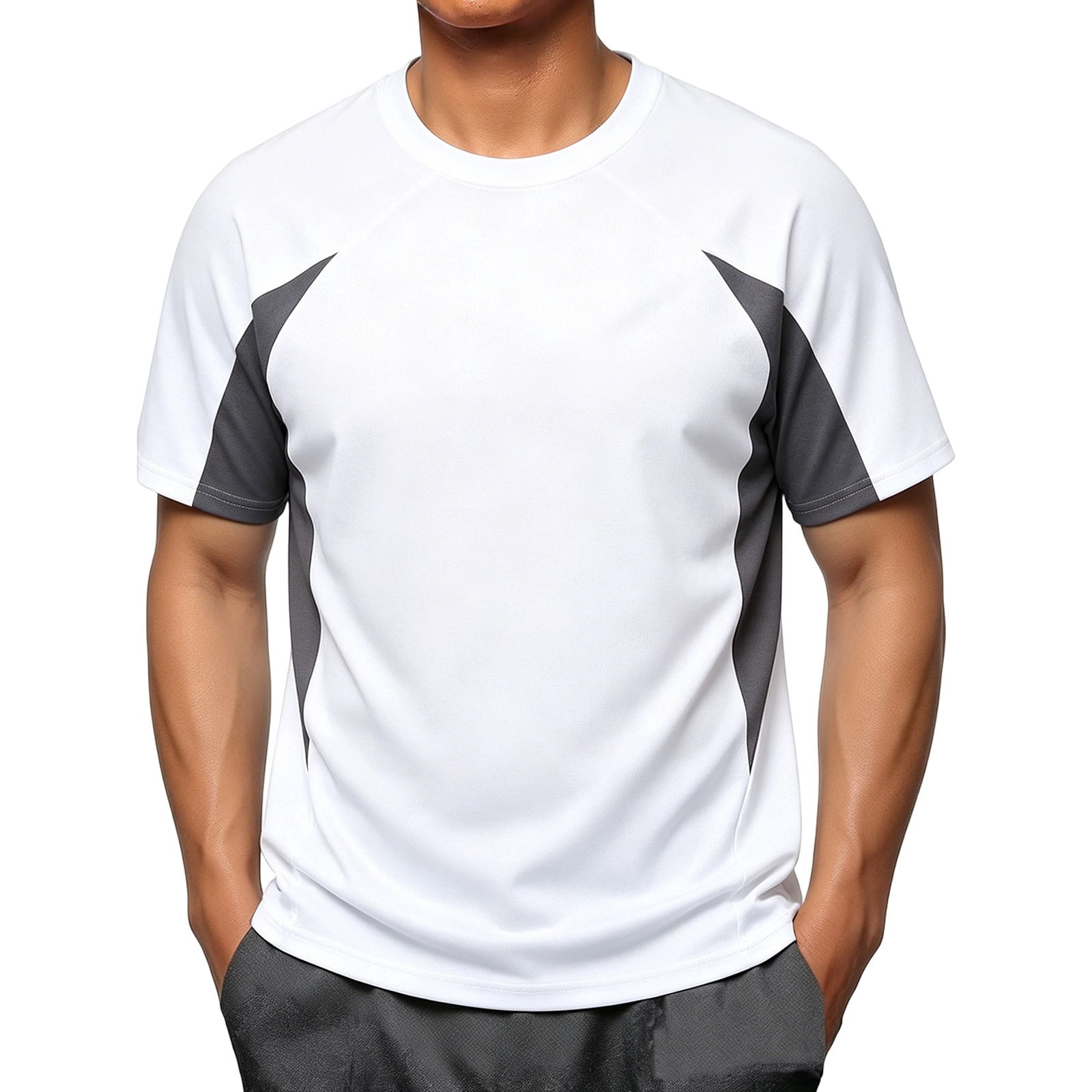 BSDJILFG Compression Shirts for Juniors Plus Size T-Shirt Casual ...