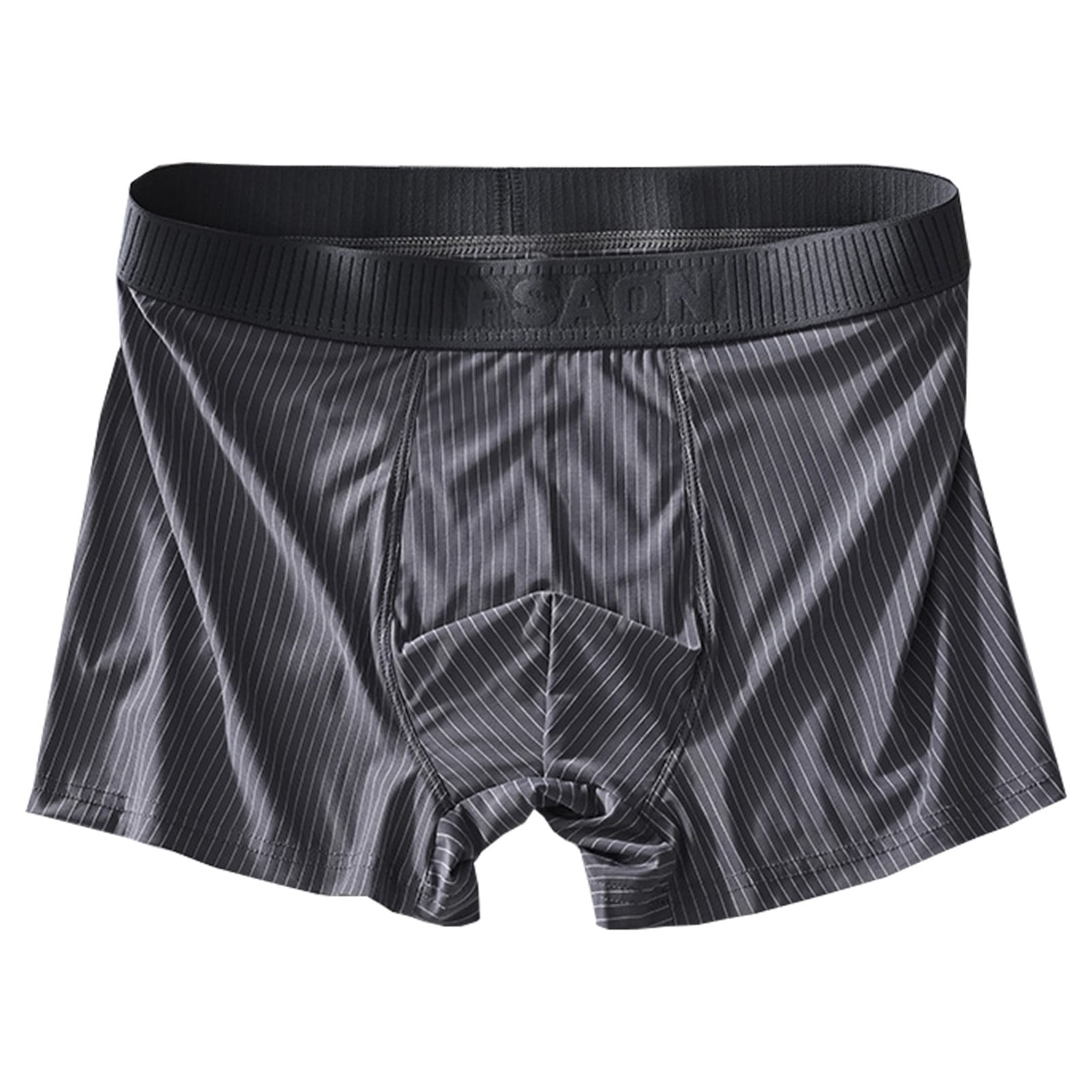 BSDJILFG Men Boxer Briefs Seamless Underwear Big and Tall Casual ...