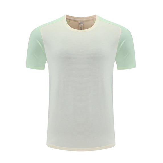 BSDJILFG Mens Quick Drying T-Shirts,Color Blocked Dad Shirts for ...