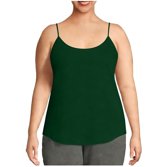 BSDJILFG Plus Size Tank Tops for Women Summer Basic Tee Spaghetti ...
