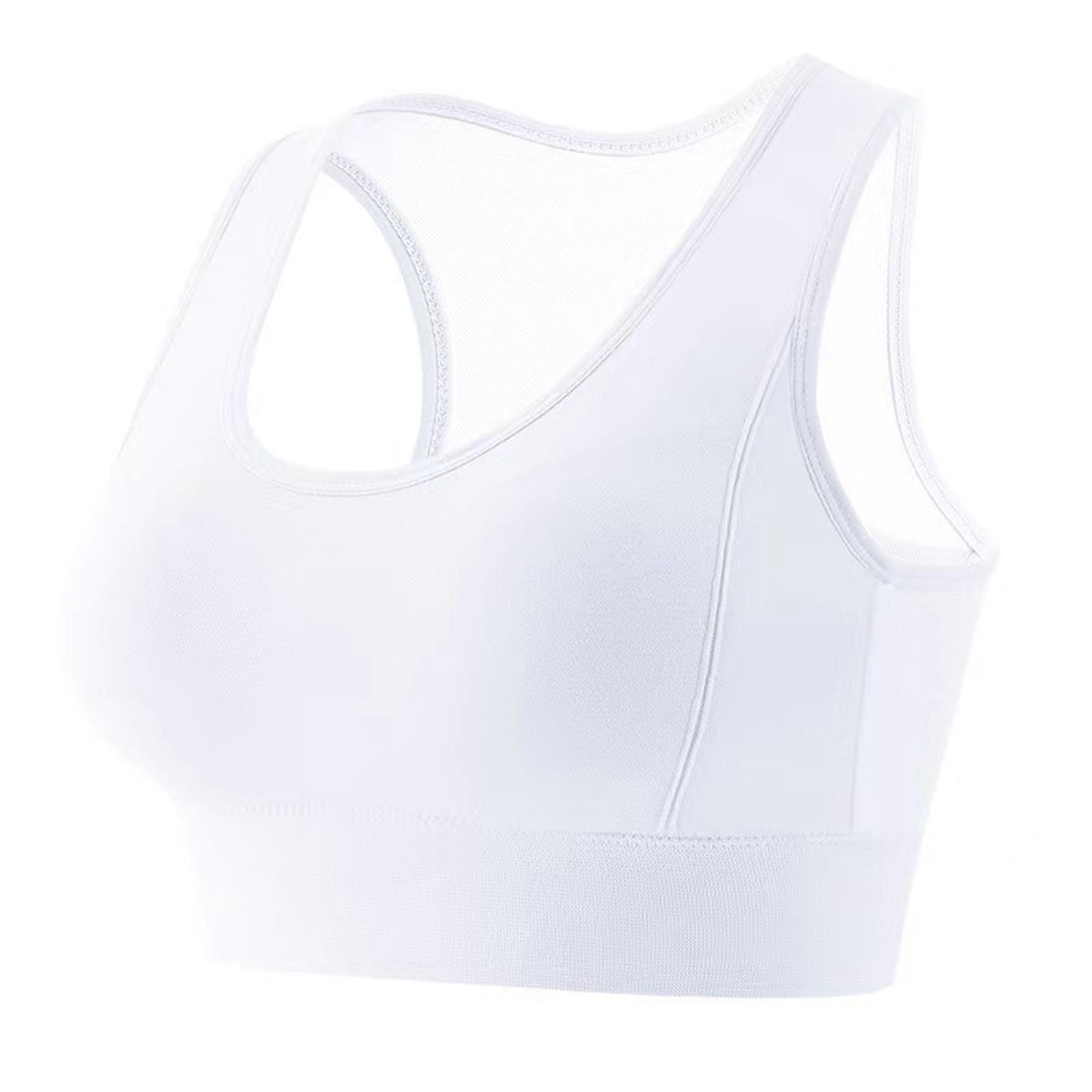 BSDJILFG Seamless Sports Bras for Women Plus Size Wireless Cami Stretch ...
