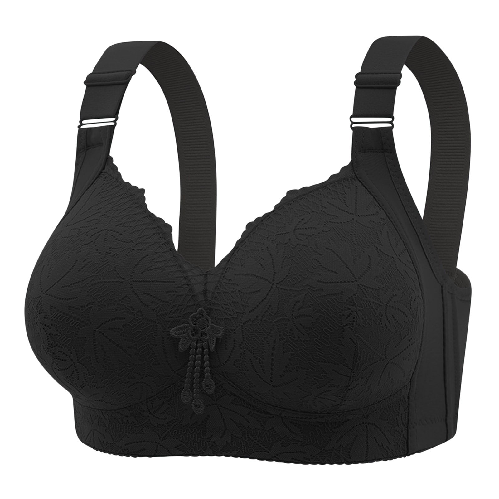 BSDJILFG Wireless Seamless Bras for Women Plus Size Lace Bralette Big ...