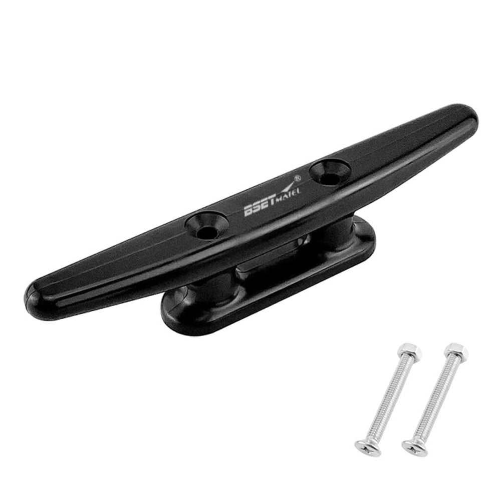 BSET MATEL Boat Line Cleats,Nylon Boat Rope Cleat Portable Open Base ...