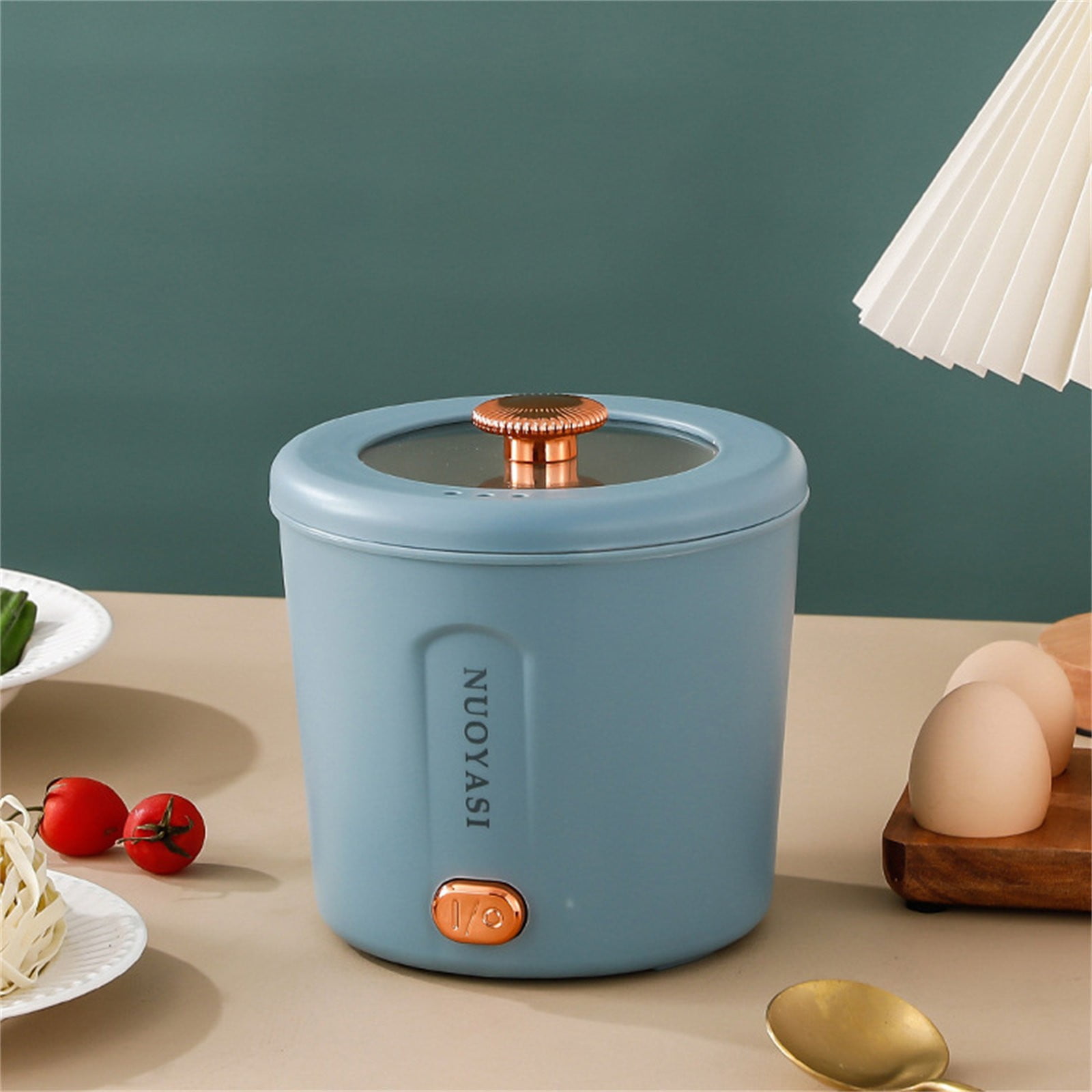 BSGSH Clearance Electric Cooking Pot Stainless Steel Bowl Mini Ramen ...