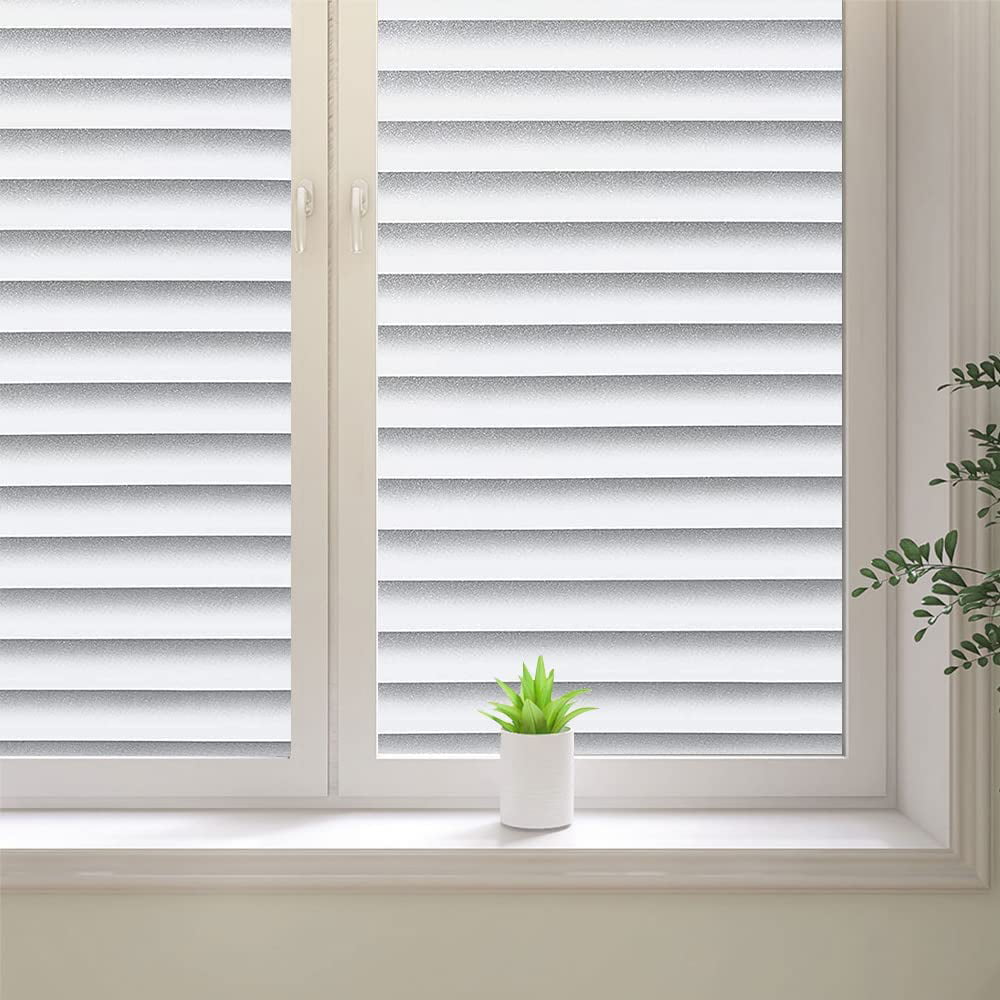 Lelinta Window Glass Sticker Waterproof Frosted Privacy Home Bathroom