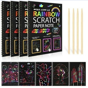 Black Scratch Paper