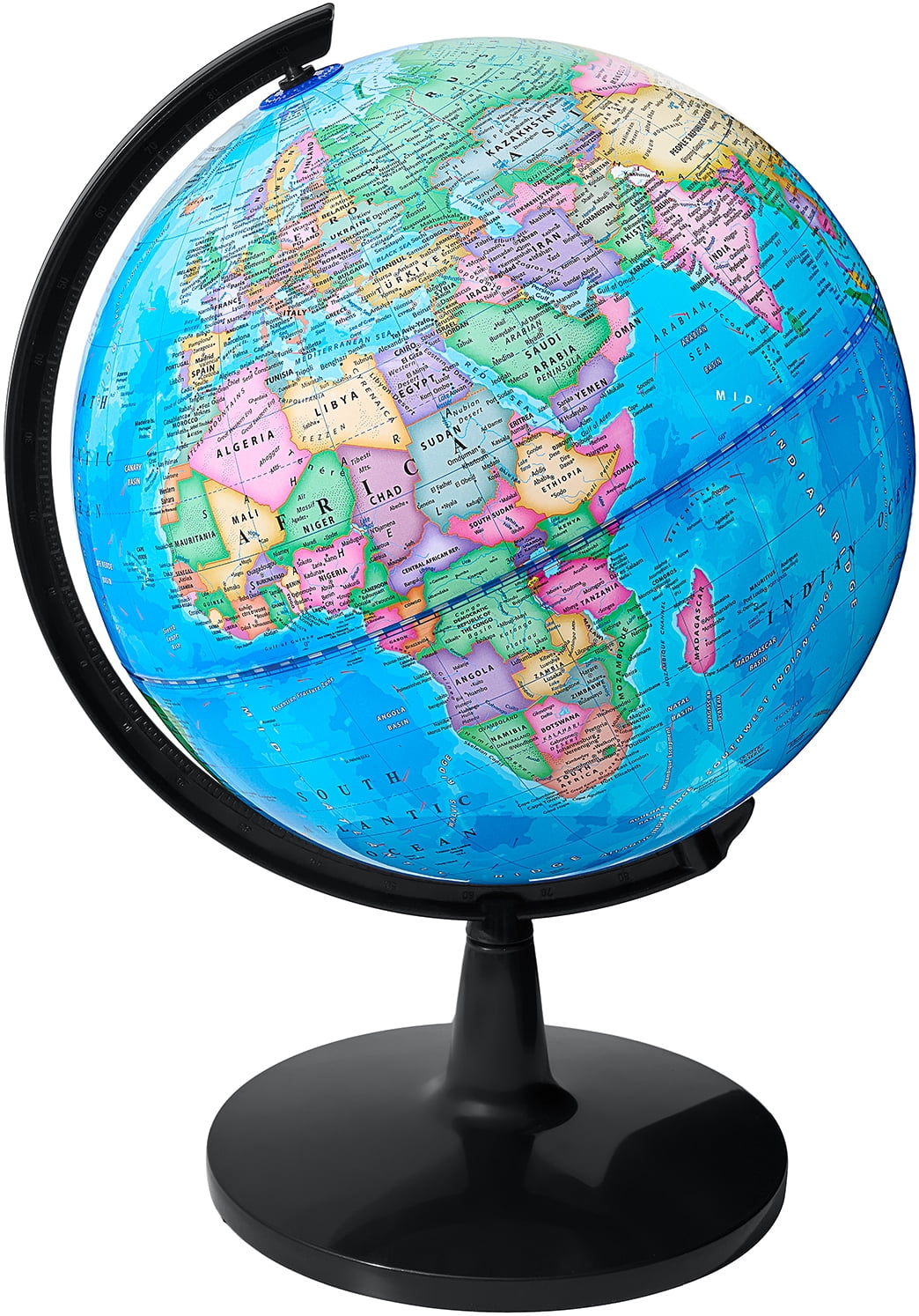 BSHAPPLUS 8" Globe,Globe of the World with Stand,360 Spin World Globe ...