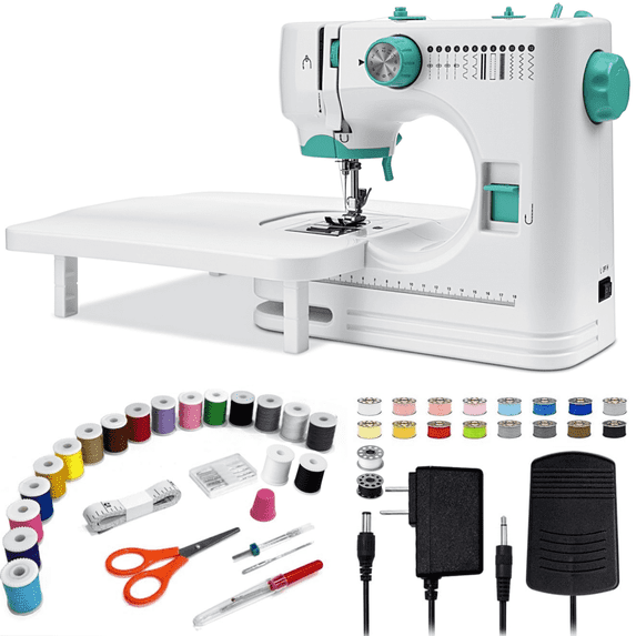 BSHAPPLUS® Portable Sewing Machine,57 Piece Handheld Electric Sewing ...
