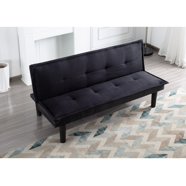 Futon Sofa Bed,Convertible Double Sofa Bed with Folding Armrests for ...