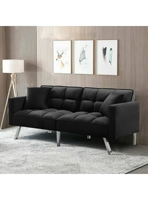 Black Futons in Futons - Walmart.com