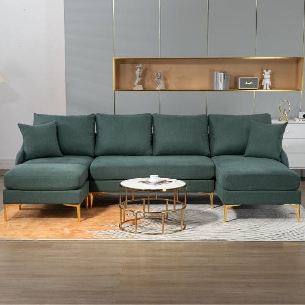 BSHTI110'' Wide Reversible Left or Right Chaise of Sectional Sofa U ...