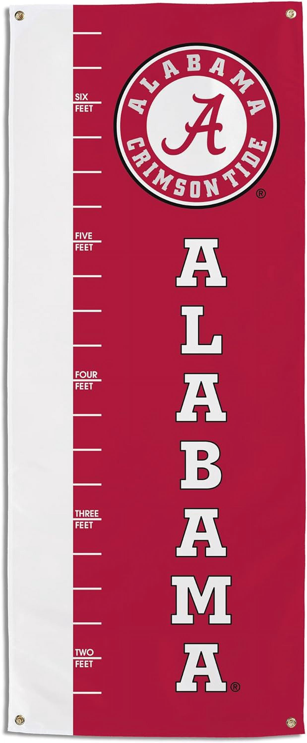 BSI PRODUCTS, INC. NCAA Alabama Crimson Tide Growth Chart Banner ...