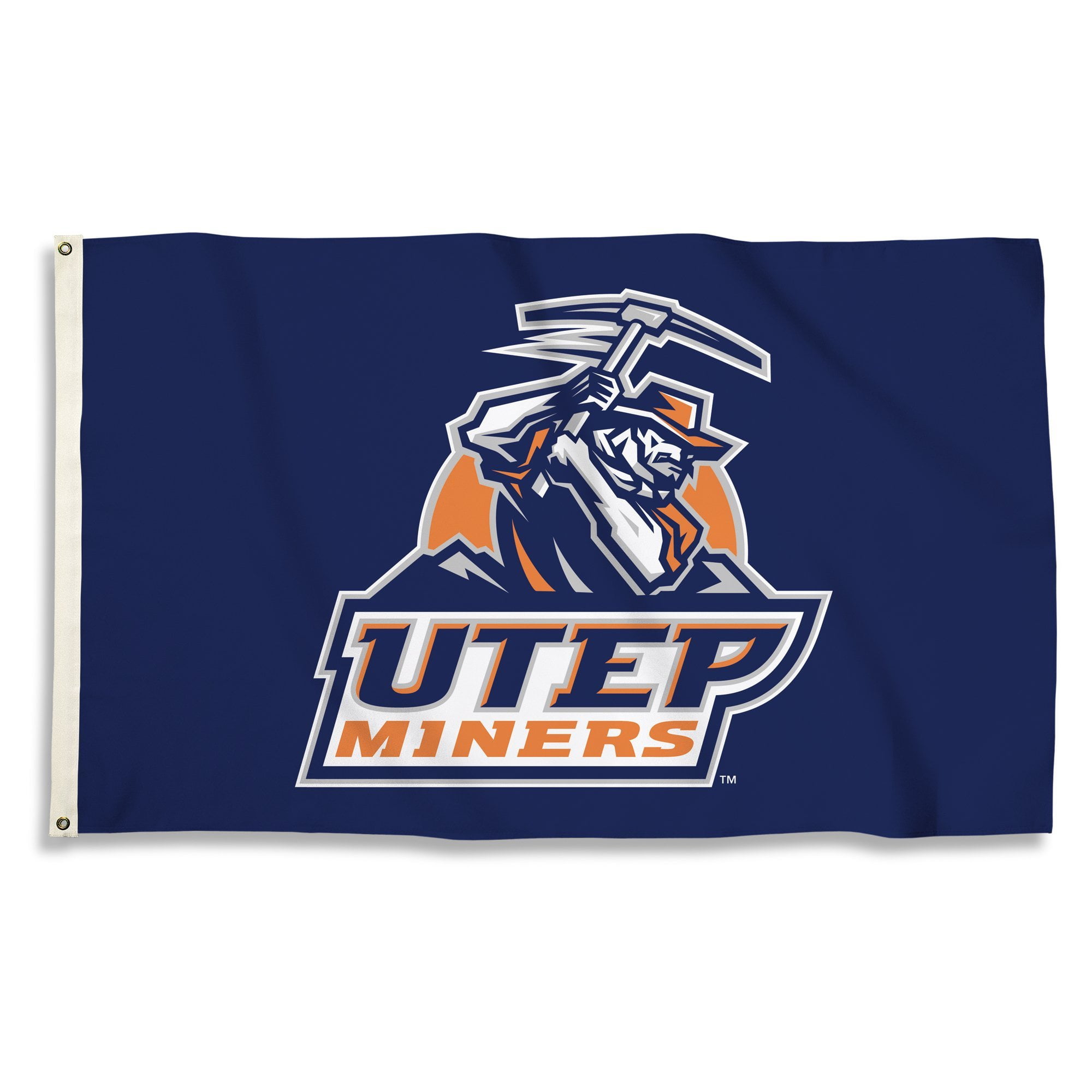 BSI PRODUCTS, INC. - Texas El Paso Miners 3x5 Flag with Heavy-Duty ...