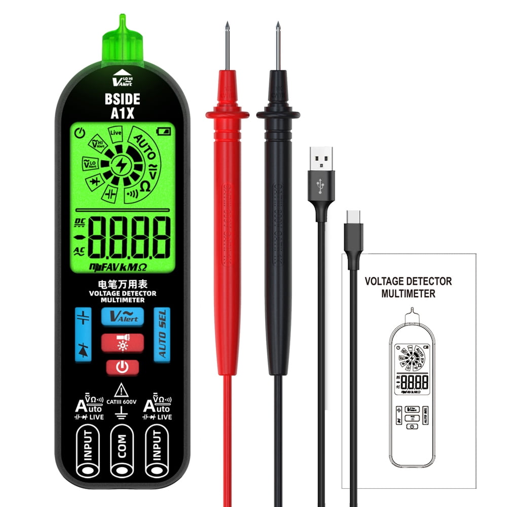 BSIDE Handheld Digital Multimeter Electric Test Pen Professional ...
