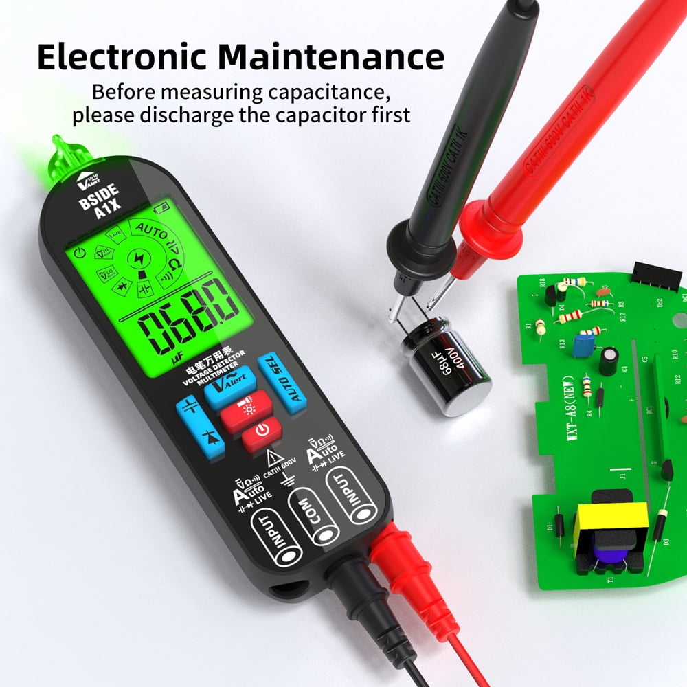 BSIDE Handheld Digital Multimeter Electric Test Pen Professional ...