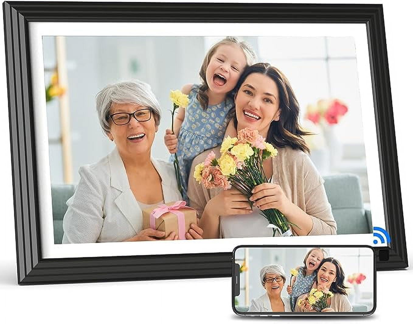 BSIMB 32GB 10.1 WiFi Digital Picture Frame Inch IPS Touch Screen HD ...