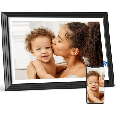 Kodak 10-inch WIFI Digital Picture Frame, Solid Wood Tone Frame, Gift ...