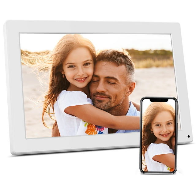 Bsimb 32gb 101 Inch Digital Photo Frame With Hd Ips Touch Screen Motion Sensor Auto Rotated