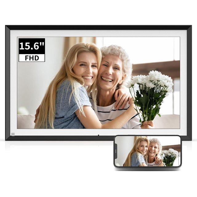 BSIMB 64GB 15.6 Inch FHD Extra Large WiFi Digital Picture Frame, Smart ...
