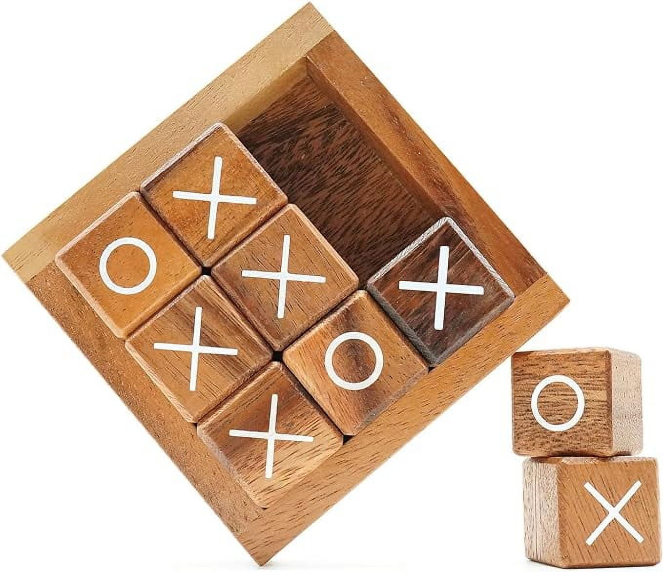 BSIRI Tic Tac Toe for Kids and Adults Coffee Table Living Room Decor ...