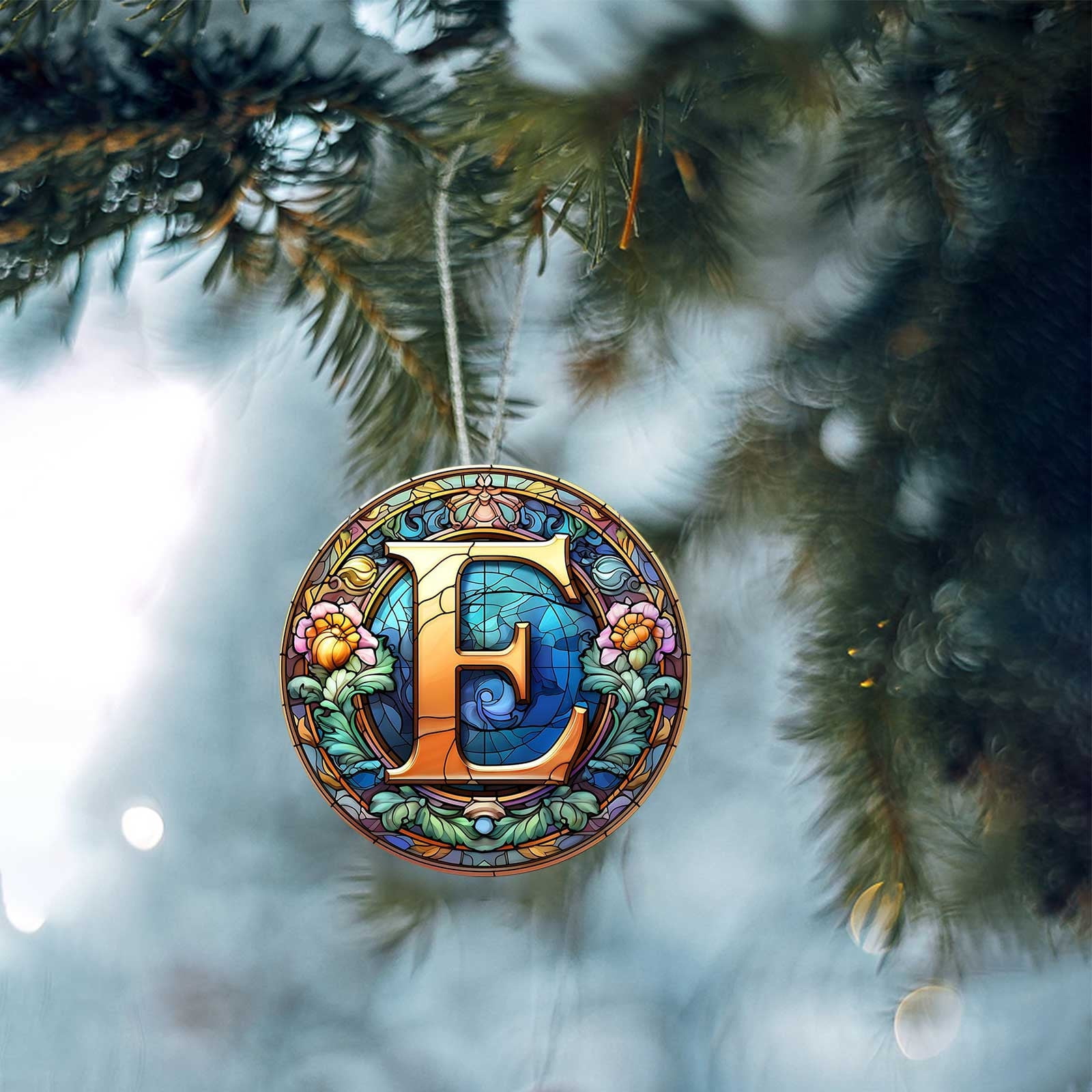 BSJJY 3.14" Acrylic Window Hanging Last Name Signs for Home Suncatchers ...