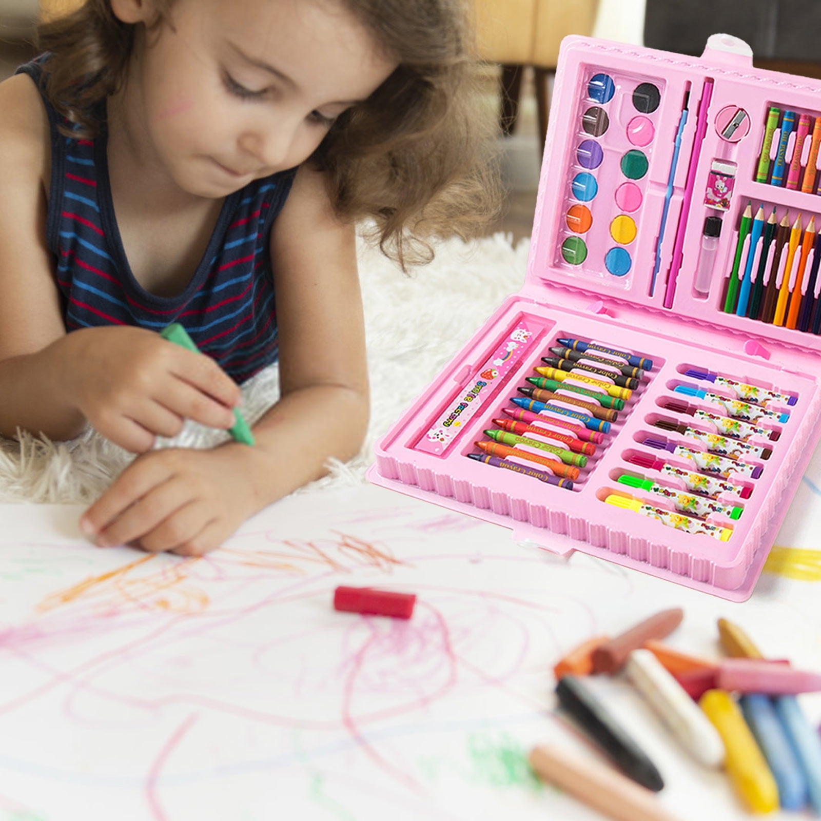 BSJJY Art Kit, Drawing Painting Art Supplies for Kids Girls Boys Teens ...